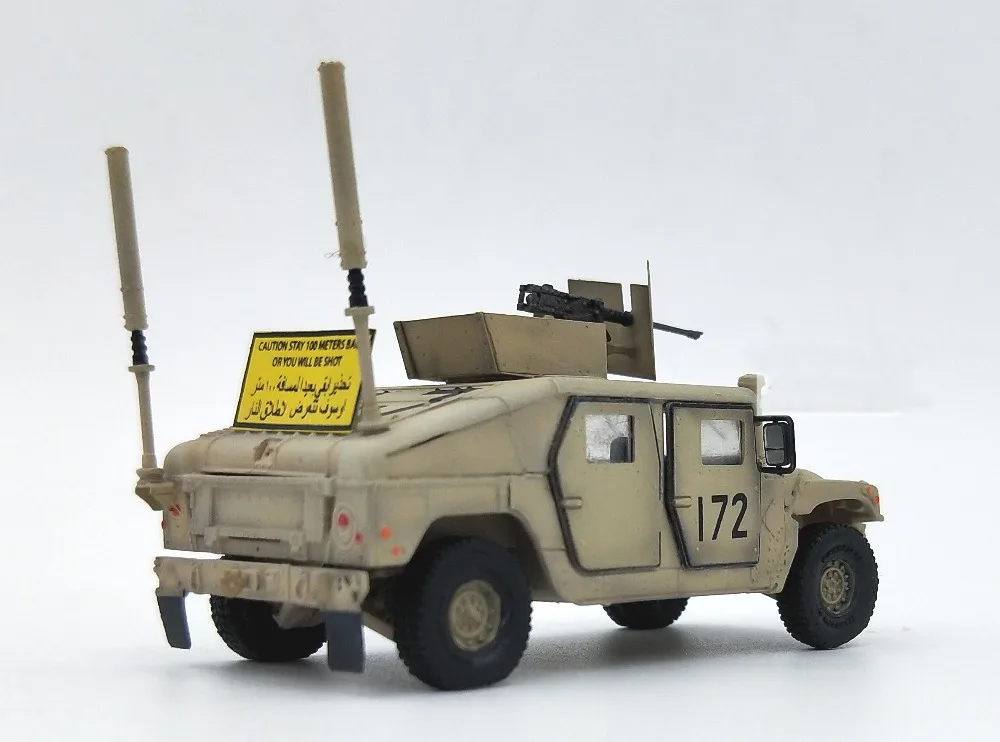 1:72 US Army HMMWV M1114 armoured vehicle model Collection model