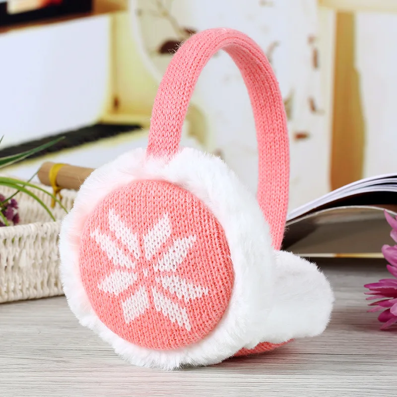 Women-and-Kids-Warm-Winter-Earmuffs-Cartoon-Knitting-Snow-Deer ...