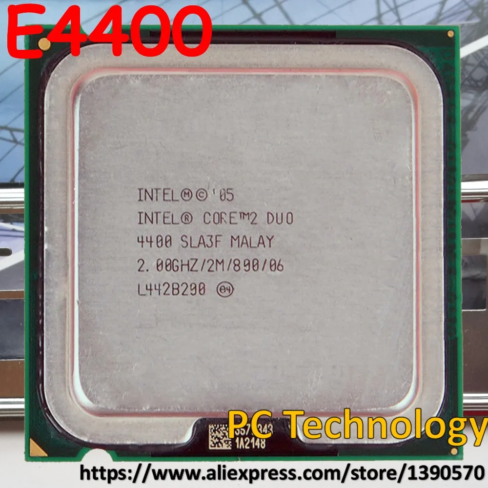 Original Intel Core 2 Duo Processor E4400 2M ,2.00GHz, 800MHz LGA775 ...