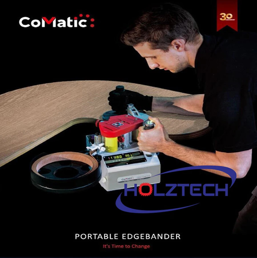 BR500 COMATIC Woodworking Portable Edge Bander Banding Machine Variable Speed Control Made in ...