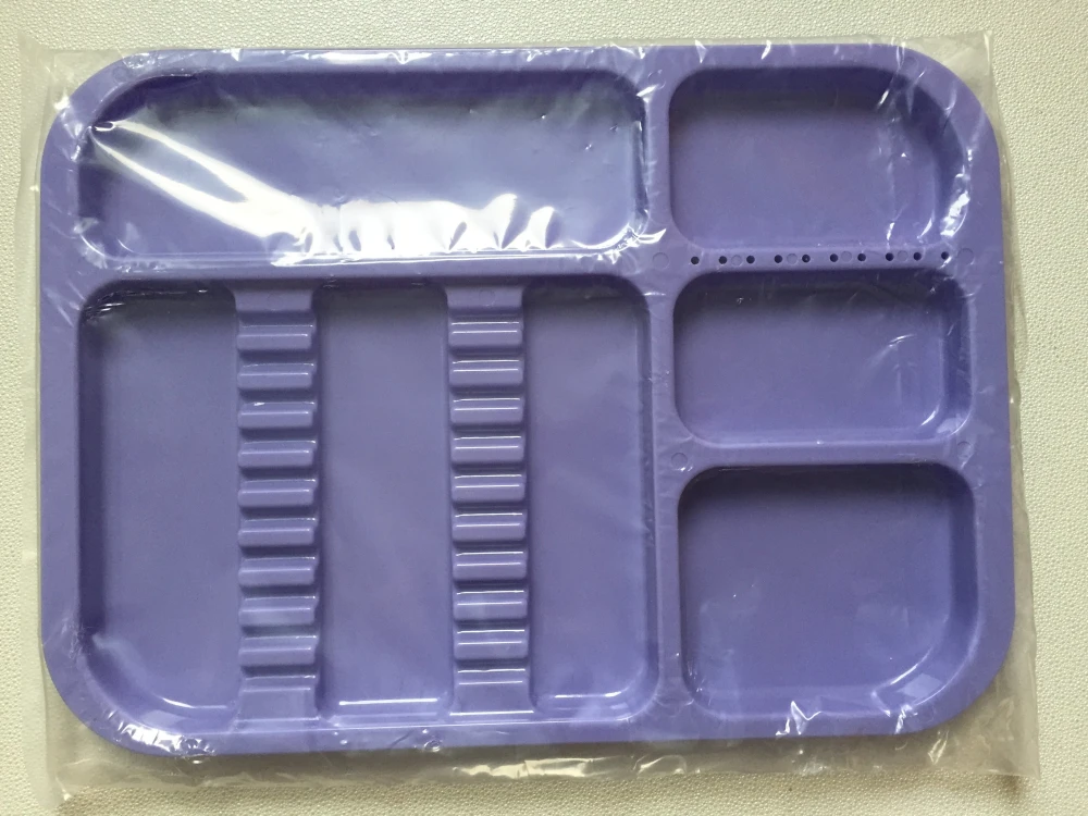 1pc Autoclavable Dental Instruments Tray Plastic Trays Split Free ...
