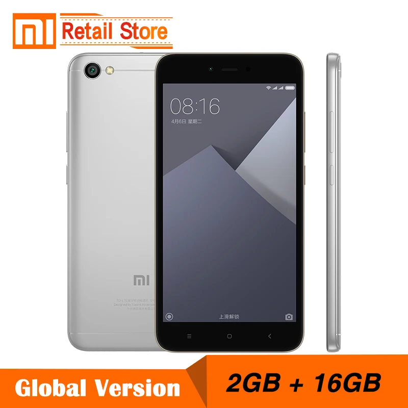 Global Version Xiaomi Redmi Note 5A 2GB RAM 16GB ROM Cellphone Note 5 A ...