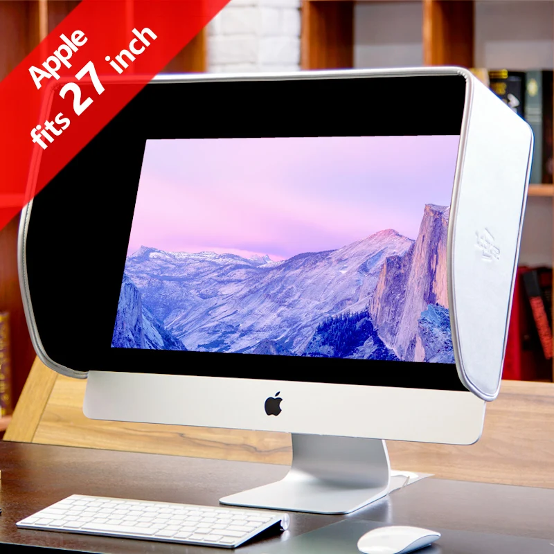 iLooker 27 Inch iMac Pro Monitor Hood Sunshade Sunhood Silver and Space ...