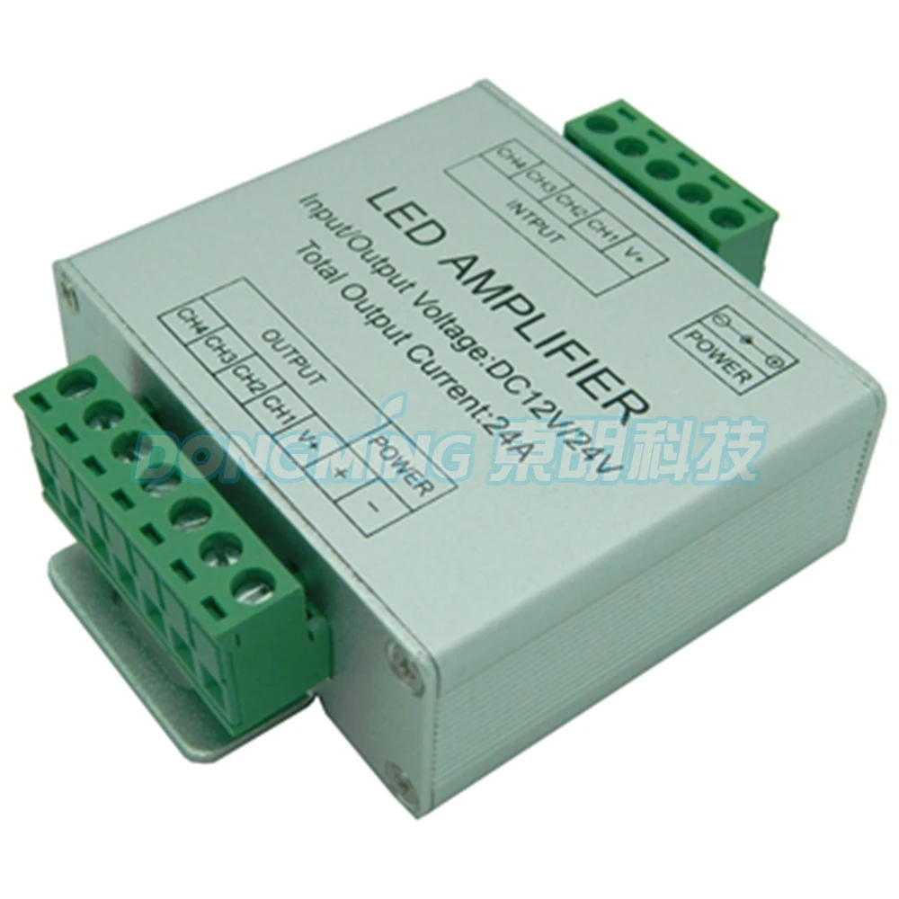 Aluminum-covered-4-channel-RGBW-amplifier-LED-controller-amplifier-6A ...