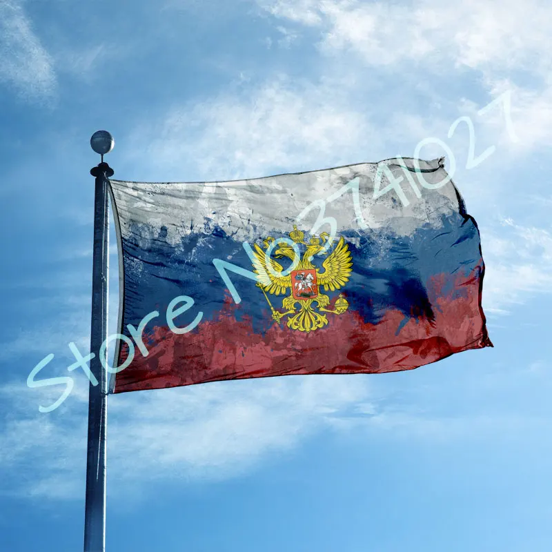 3x5ft Russia bird flag custom home decoration Russian Federation banner ...
