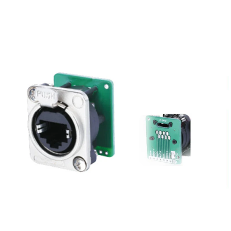 25Pcs-Lot-D-Type-NE8FDP-Ethercon-RJ45-Feedthru-D-Series-Panel-Mount ...