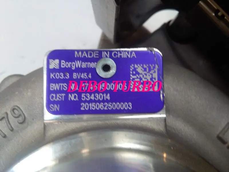 Подлинный Турбокомпрессор BV45 17459700000 5370733 для FOTON TOANO ...