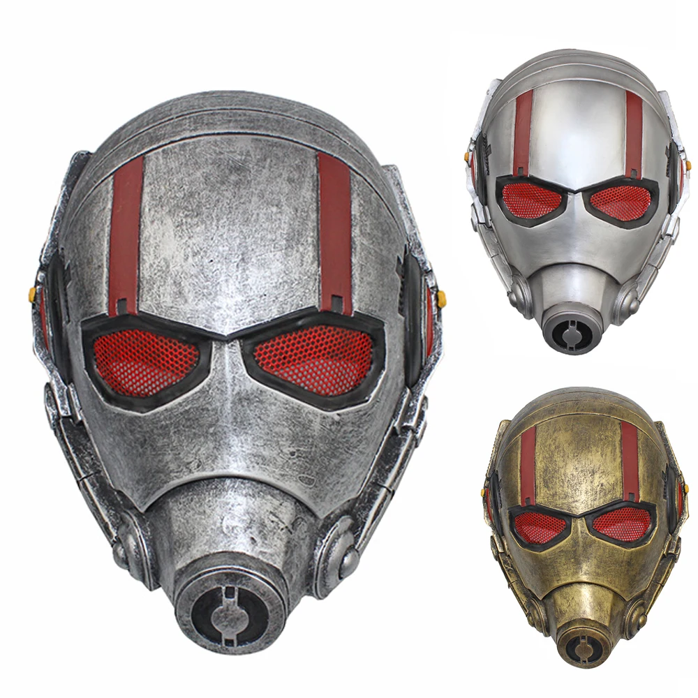 Hero Tactical Airsoft Paintball Ant Man Mask Costume Glass Fiber Ant ...
