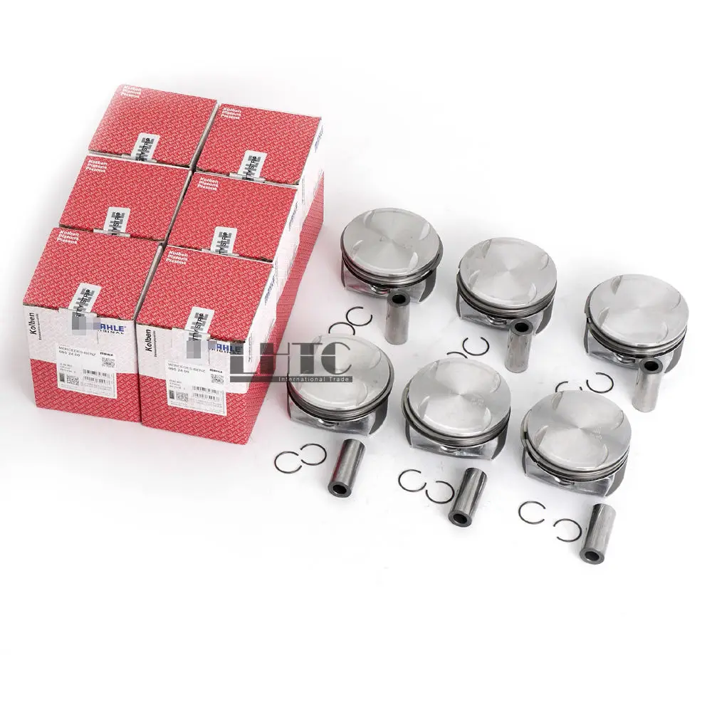 6Pcs NEW Pistons STD Φ22mm 92.9mm For Mercedes-Benz A209 C209 C219 W211 ...
