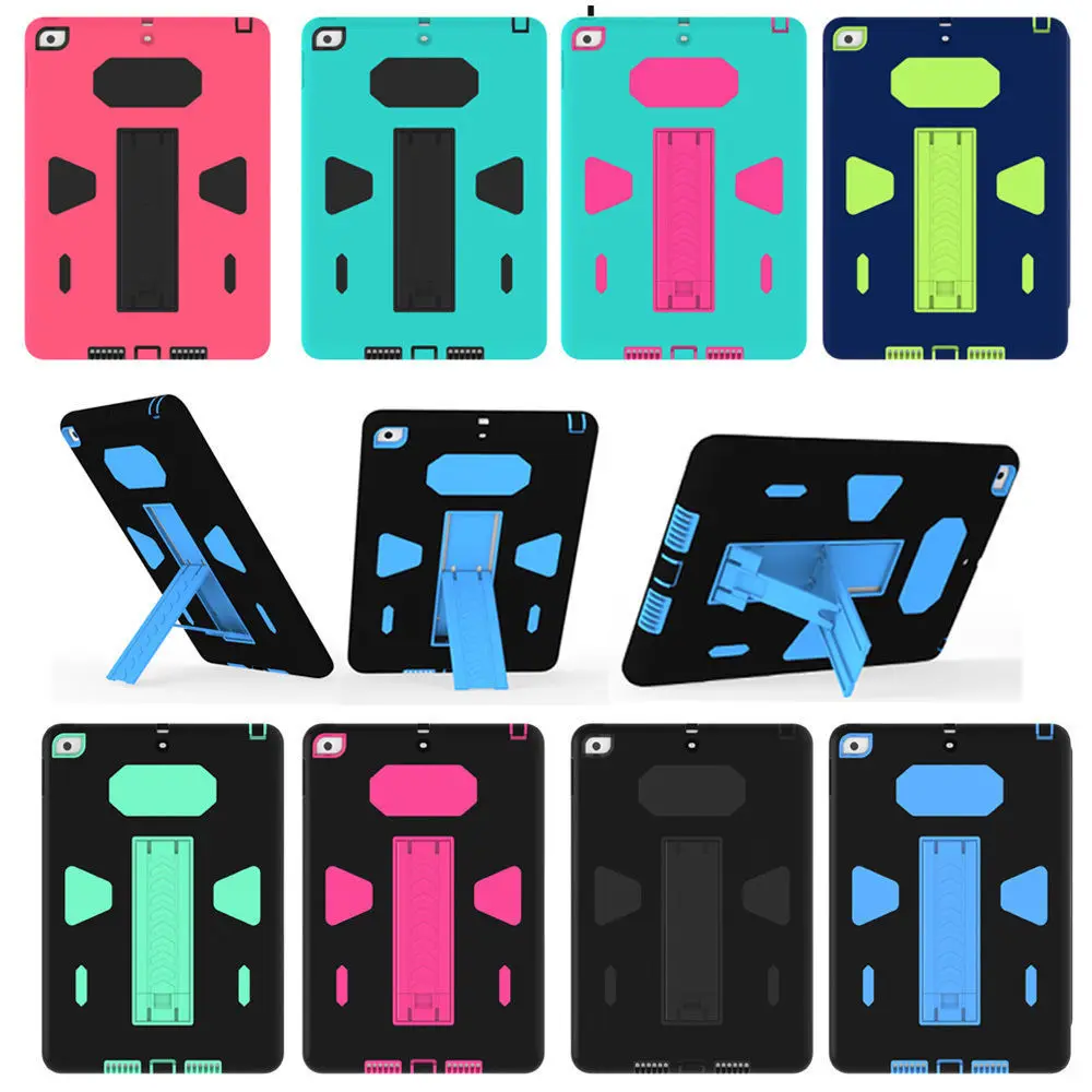 Hard Shockproof Silicone Plactic Cover Shell Case Tablets Stand For ...