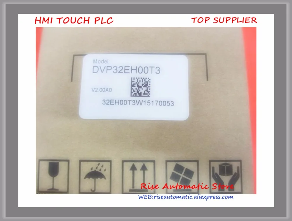 DVP32EH00T3 PLC New EH3 / EH2 Series 100 240VAC 16 DI 16 DO Transistor Output NPN Replace ...