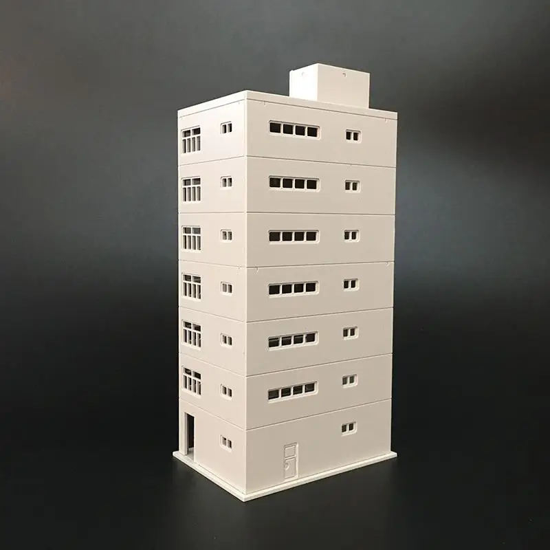 1/150N Scale Modern City Office Building Model Shopping Mall DIY House ...