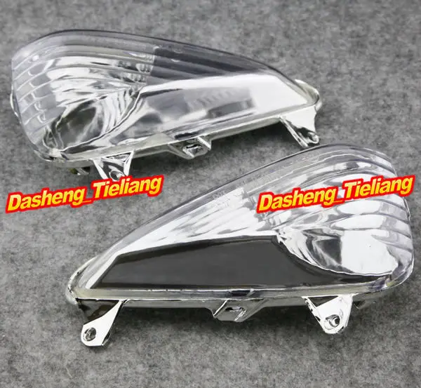 Motorcycle-Front-Turn-Signals-Indicator-Lamp-Blinker-Lens-Cover-for ...