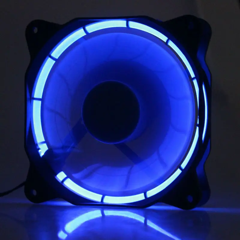 2 stks Blauwe Led verlichting 120mm x 25mm DC 12 V 3Pin/4Pin PC ...