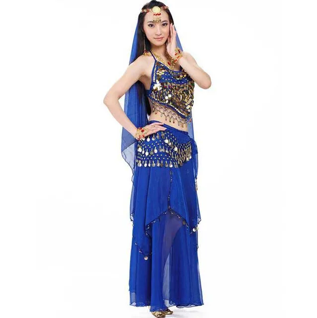 Bellydance Costume Bollywood Dance Set Oriental Clothing Female Indian