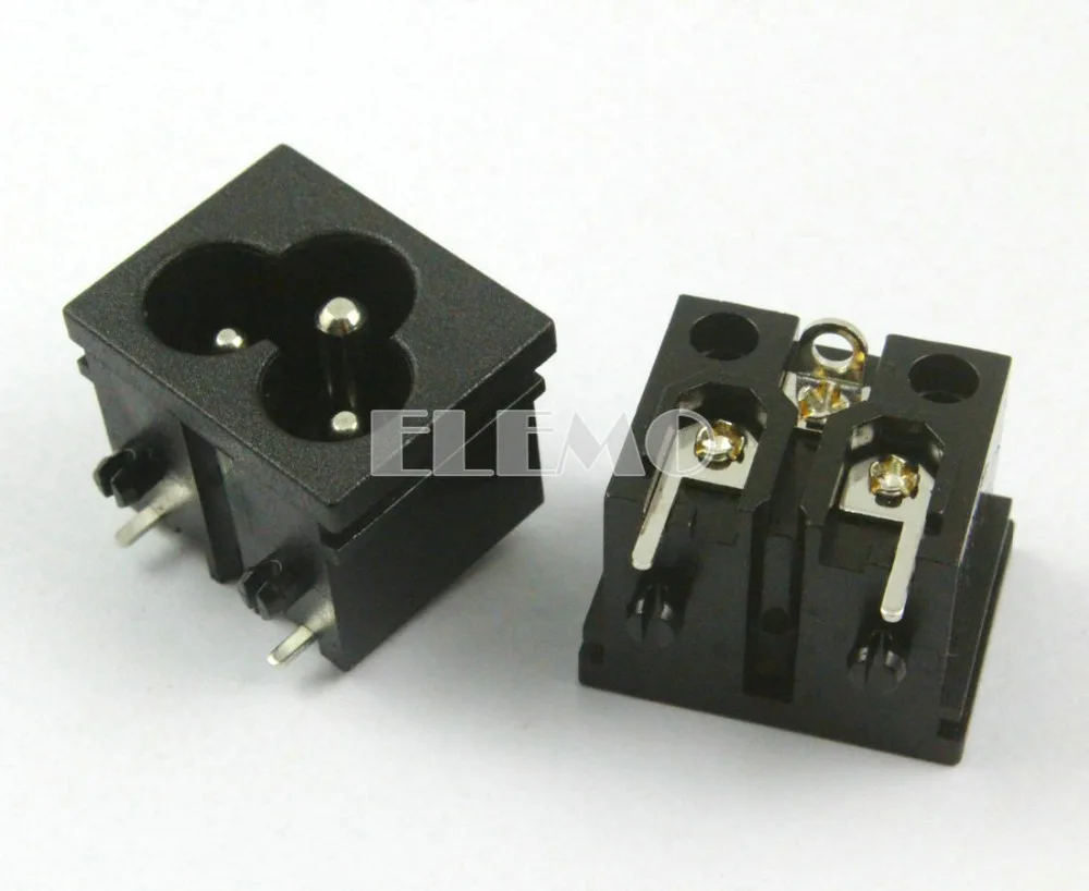 20 Pieces Iec320 C6 Power Inlet Socket Welding Adapter Connector Ac ...