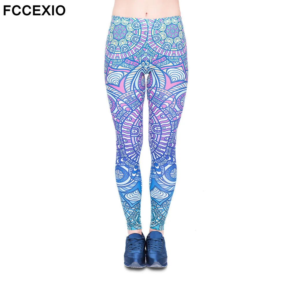Buy Fccexio Autumn New Fashion Women Legging Mandala