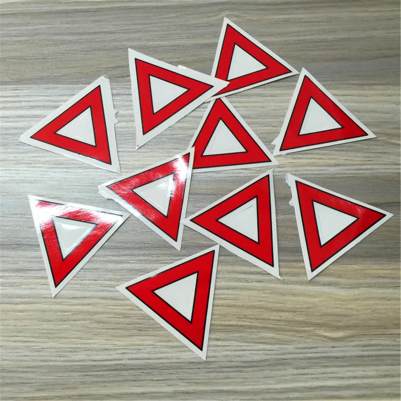 Starpad For Motorcycle Decals Decorative Rear Safety Warning Triangle ...
