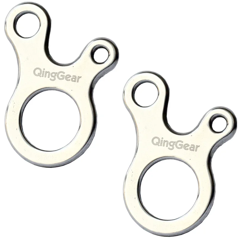 2pcs Tent Guy Lines Tensioners Ultralight Aluminium Alloy Rope Guylines ...