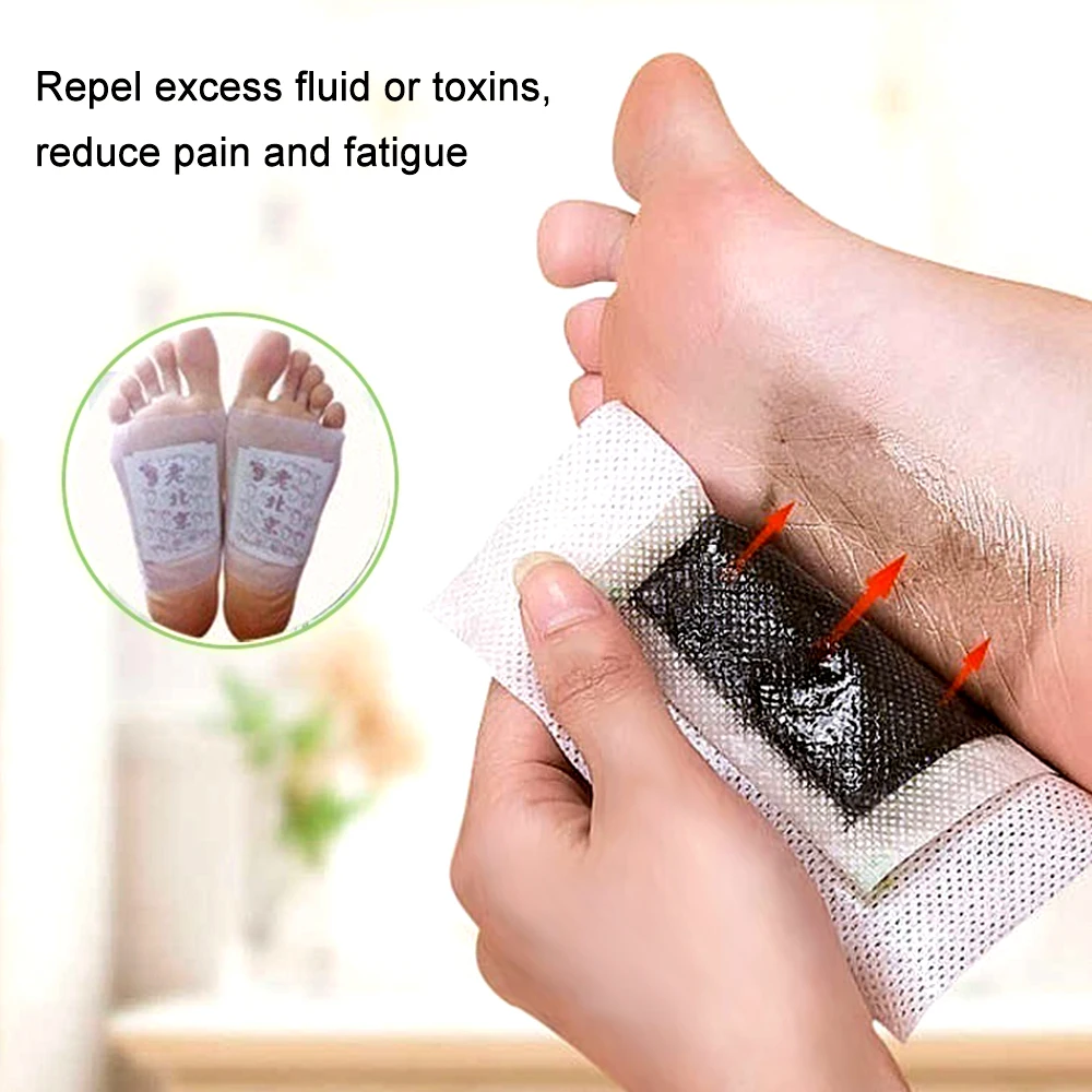10pcs Body Detox Foot Patch Feet Care Detoxifying Foot Patches ...