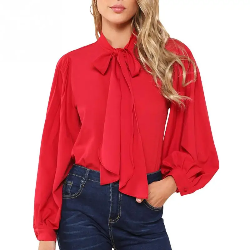 Womens Red Shirts Blouses