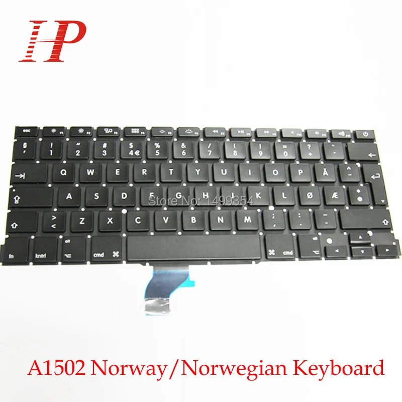 New A1502 Norway Norwegian keyboard For Apple Macbook Pro 13'' Retina ...