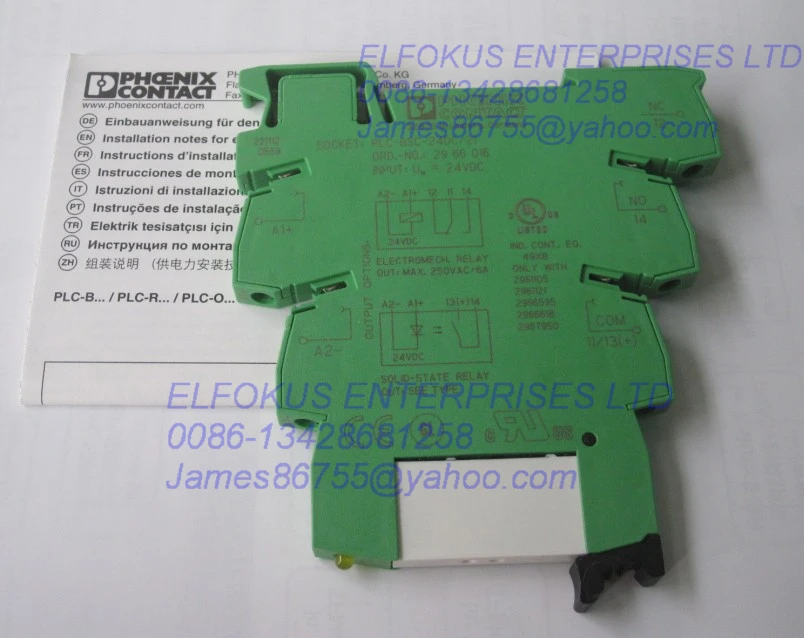 In stock Phoenix relay PLC RSC 24DC/21 2966171 PHOENIX CONTACT CHANGE ...