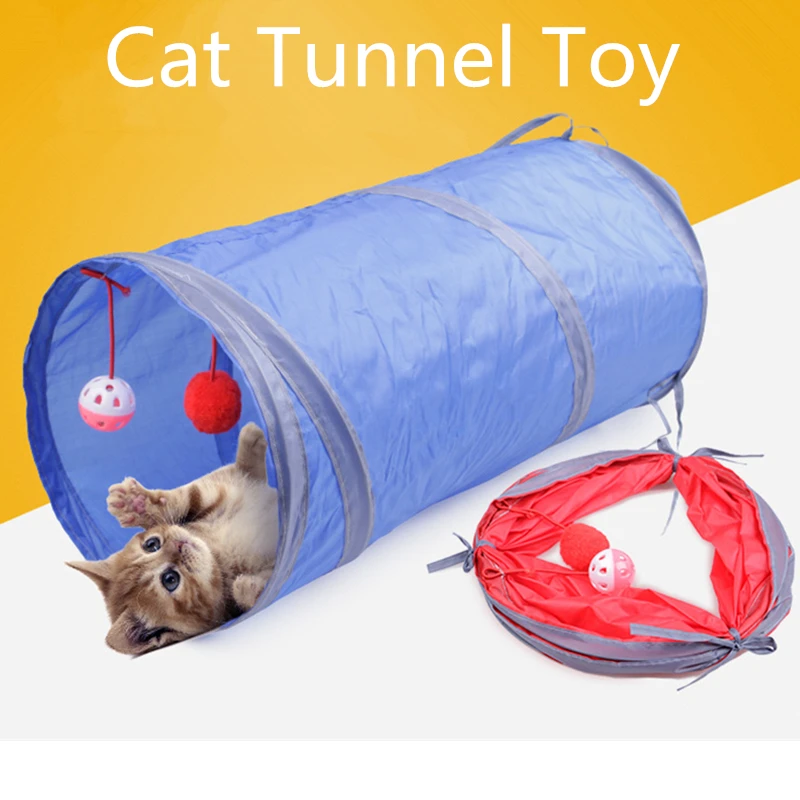 DoreenBeads Pet Cat Tunnel Toy Foldable Cat Channel Kitten Cats ...