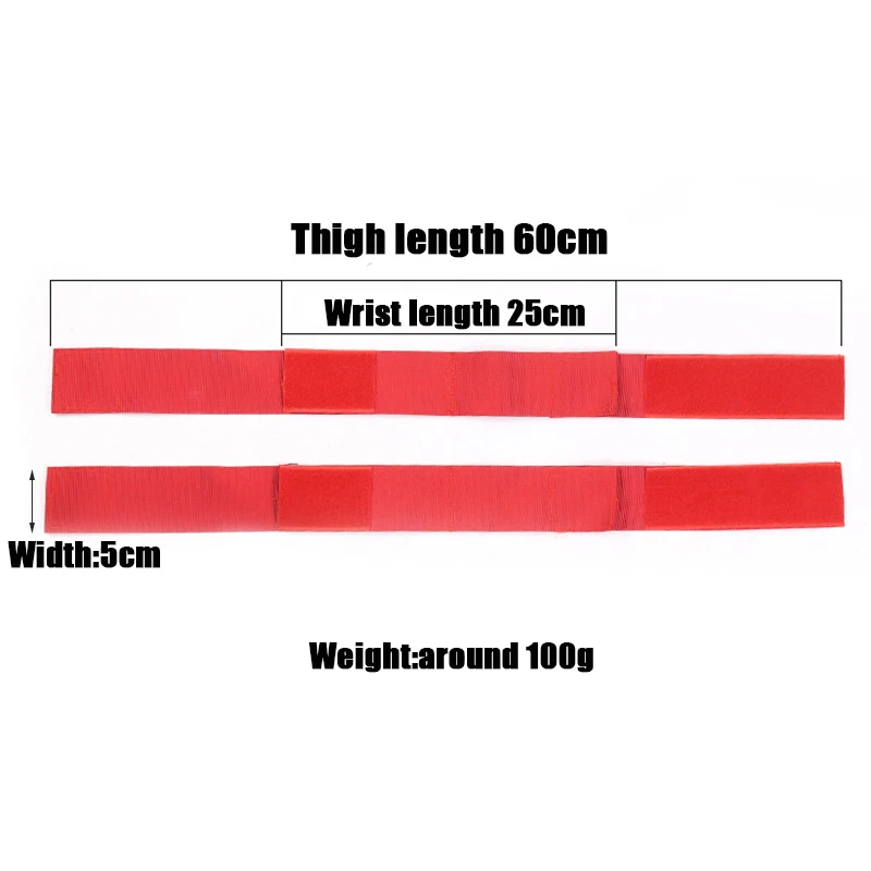 BEEGER Thigh and Wrist Cuff Restraint Strap System,Thigh Connects to a ...