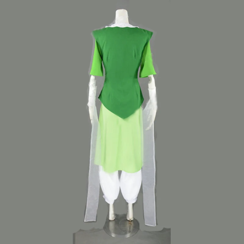 Anime Avatar The Legend of Korra Cosplay Green Costume - AllCosplay.com