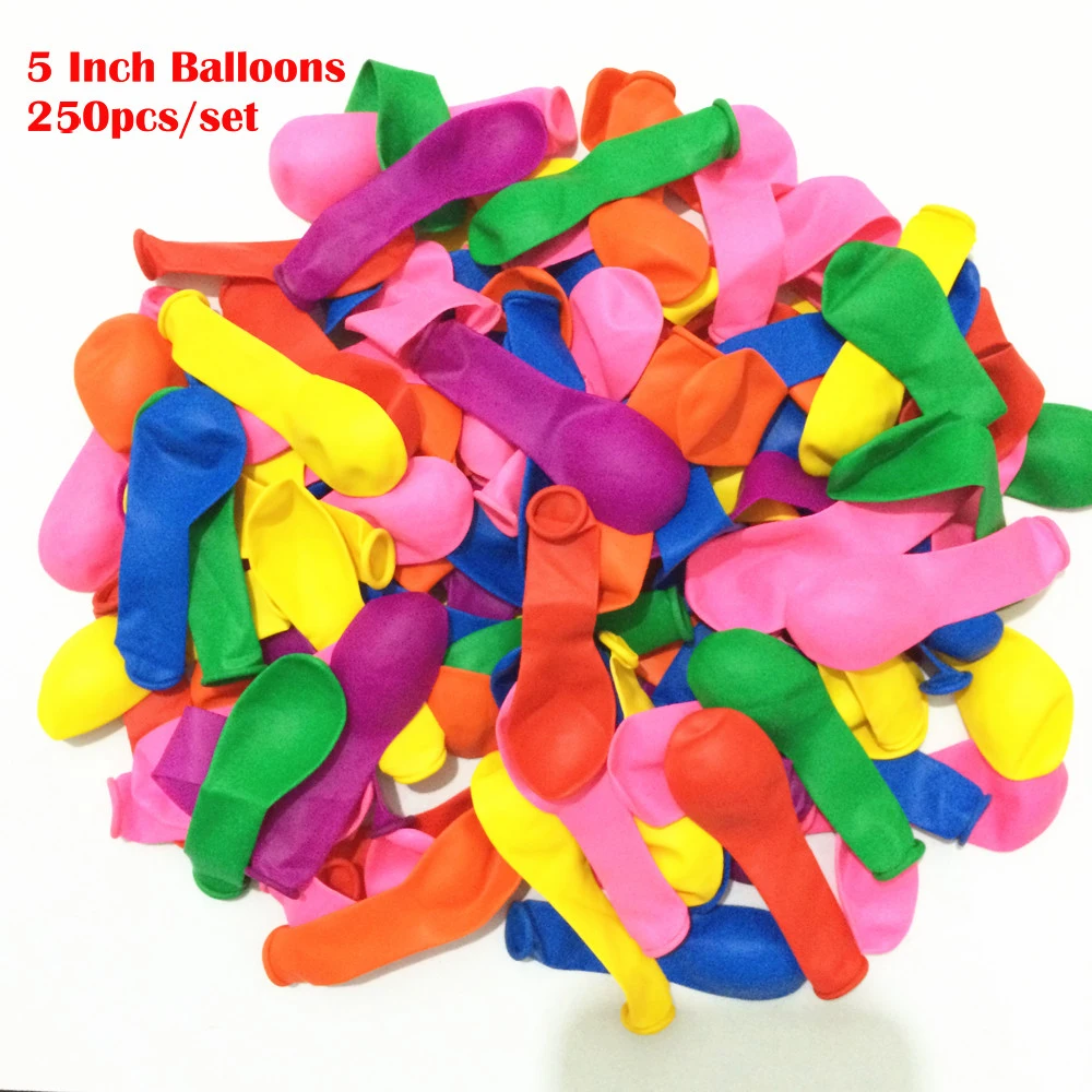 250pcs Small Balloons mix color mounted shooting balloon globo ...