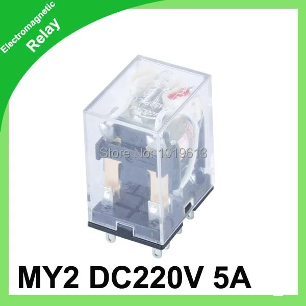 Dc 220v 5a My2 General Purpose Relay Mini Relay 8 Pins Dpdt - Relays ...