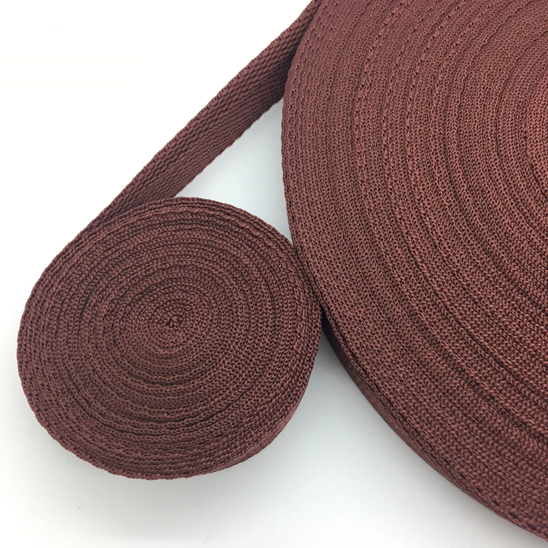 10Yards 25mm 30mm 38mm wide Brown Strap Nylon Webbing knapsack ...
