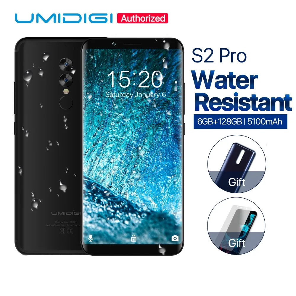 UMIDIGI S2 Pro 18:9 Full Screen 6.0inch Smartphone 6GB RAM 128GB ROM ...
