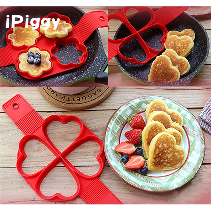Non Stick Flippin Fantastic Nonstick Pancake Maker Egg Ring Maker ...
