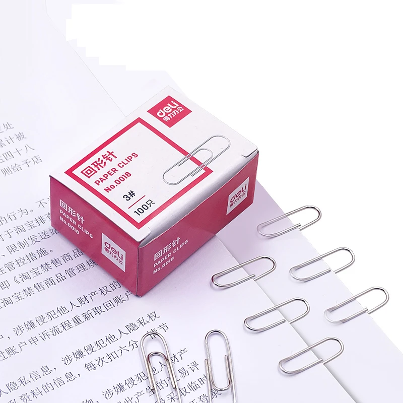 Deli-Bookmarks-Planner-Paper-Clip-Metal-Material-Clips-for-Book ...