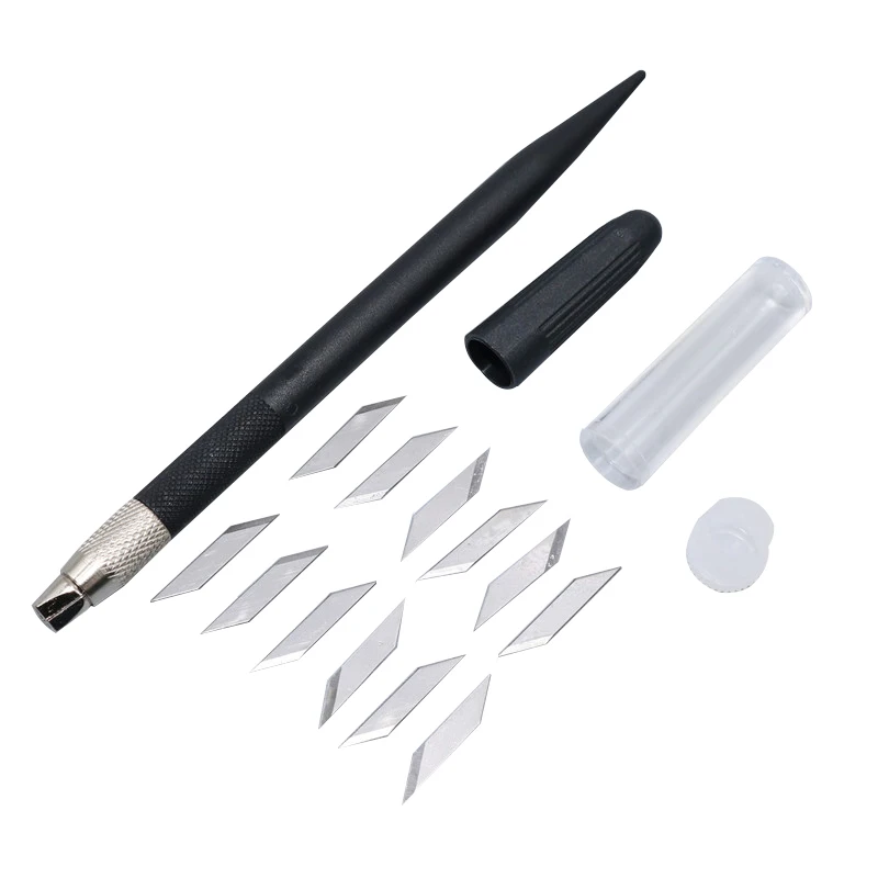 1 set 12 Blades Craft Artwork Cutting Knife DIY Carving Knife Stencil ...