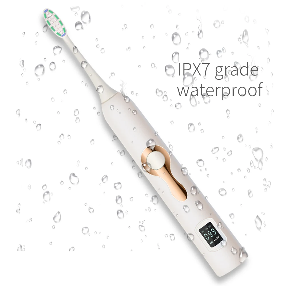 HERE MEGA Sonic Electric Toothbrush Automatic Whitening Cleaning ...