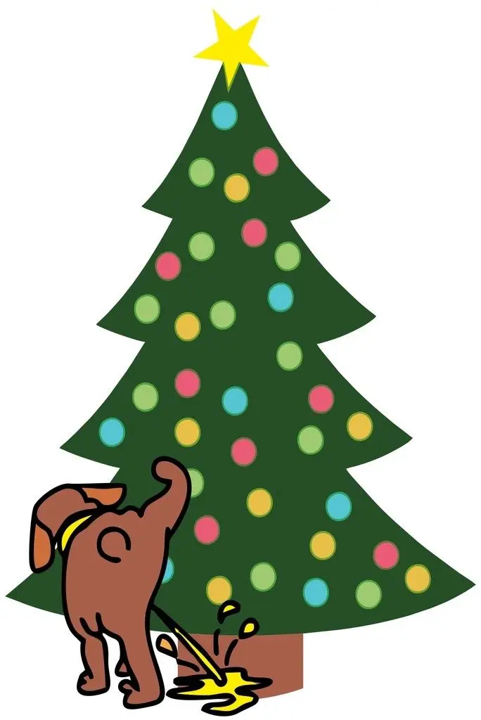 How Do You Stop A Dog From Peeing On Christmas Tree