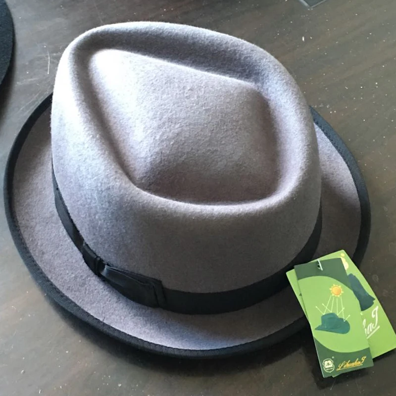 LIHUA Brand trilby hat 100% wool Bowler Hat 2017 Party Fashion felt hat ... LIHUA Brand trilby hat 100% wool Bowler Hat 2017 Party Fashion felt hat ...