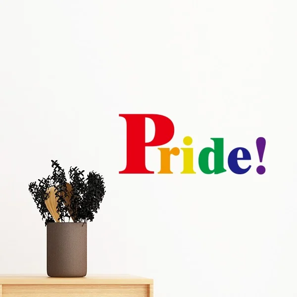 LGBT Pride Wall Sticker Decal (Various Options) - Queerks™