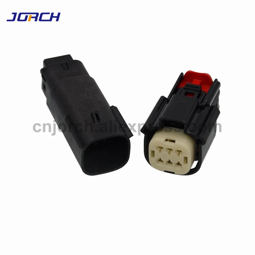 2sets 6pin Molex Automotive plugs and connectors Female Waterproof ...
