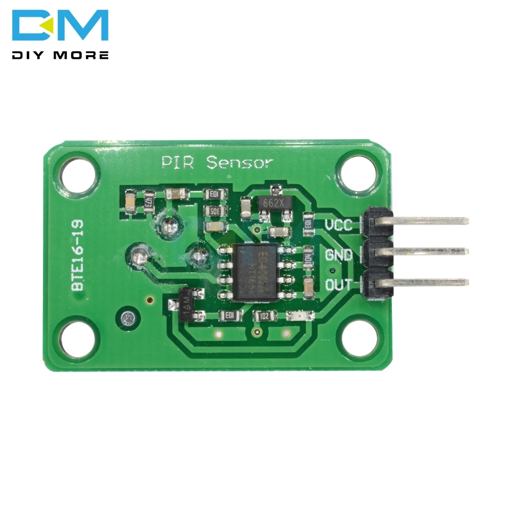 【KAMDSS015】Pyroelectric Infrared Sensor Human Body Detecting PIR Motion ...