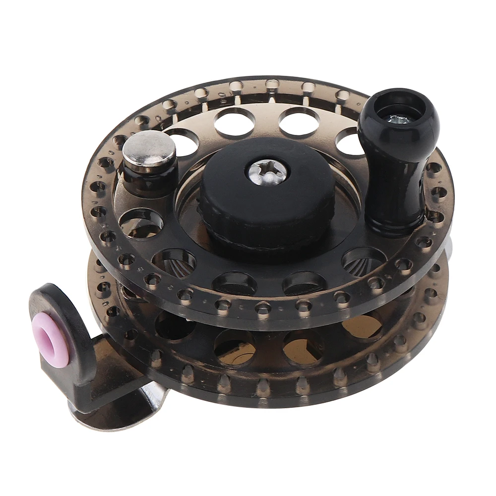 Ultralight ABS Plastic Left Hand Former Ice Fishing Wheel 55g Fly ...
