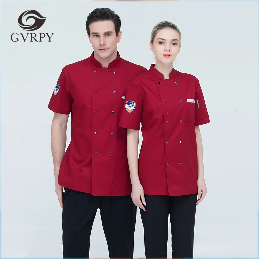 M 3XL High Quality Wholesale Unisex Kitchen Cooker Chef Uniforms Bakery ...