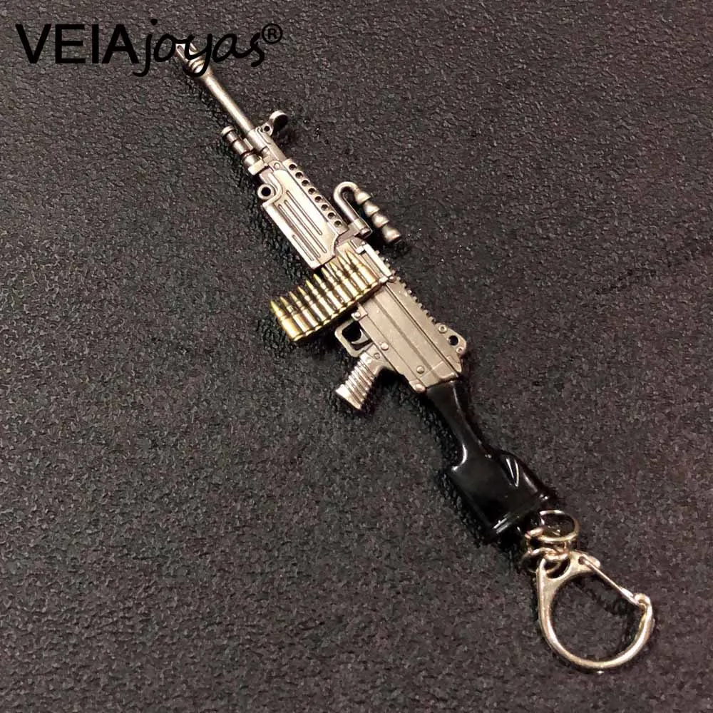 2018 Playerunknown's Battlegrounds Keychain M16 Metal Weapon Gun Model ...
