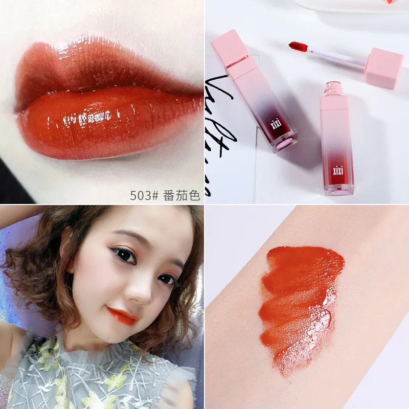 Brand Korean Style Red Liquid Matte Lipstick Lasting Moisturizr Lip ...