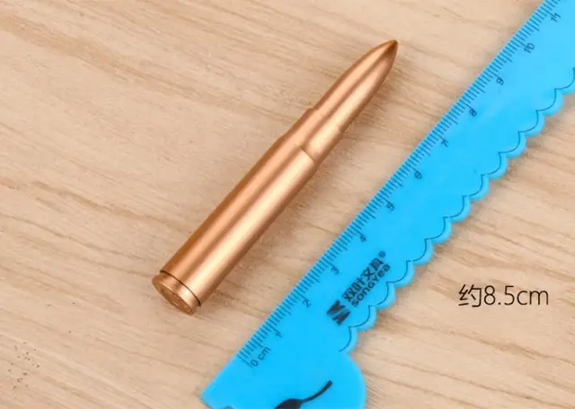 Simulation Bullet Ballpoint Pen Cute Ball Pens for kids Stationery gift ...