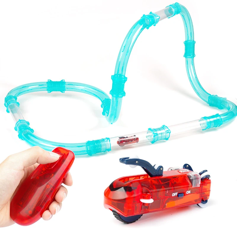 DIY Remote Control Pipe Racing Track | asghedom.com