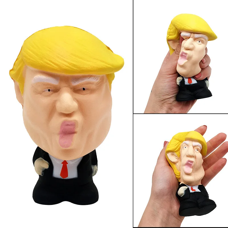 20pcs rare kawaii squishy man trump slow rising 12*7cm. pu toy soft ...